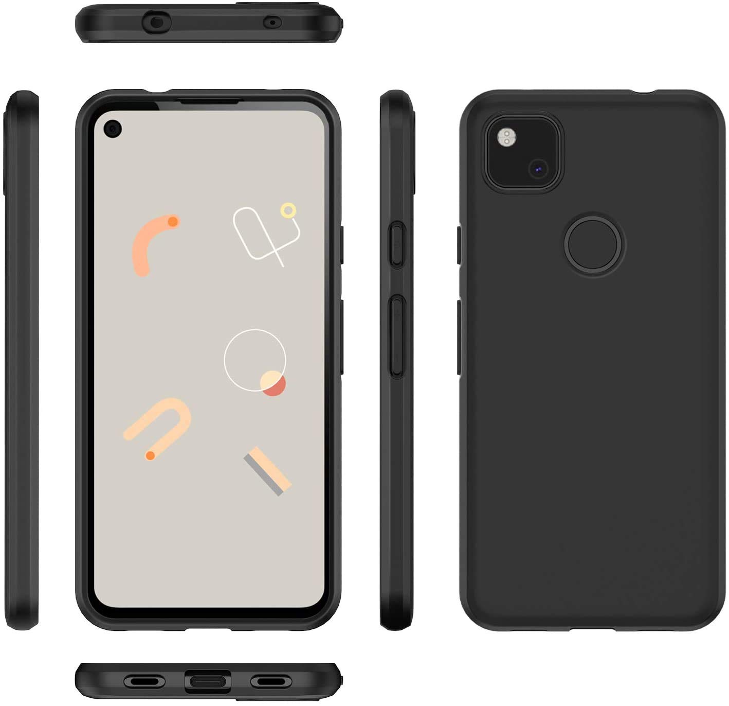 Tarkan Royal Slim Flexible Soft Back Case Cover for Google Pixel 4a (4G ...