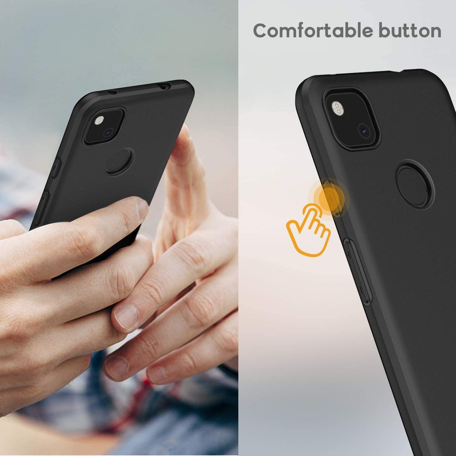 Tarkan Royal Slim Flexible Soft Back Case Cover for Google Pixel 4a (4G ...